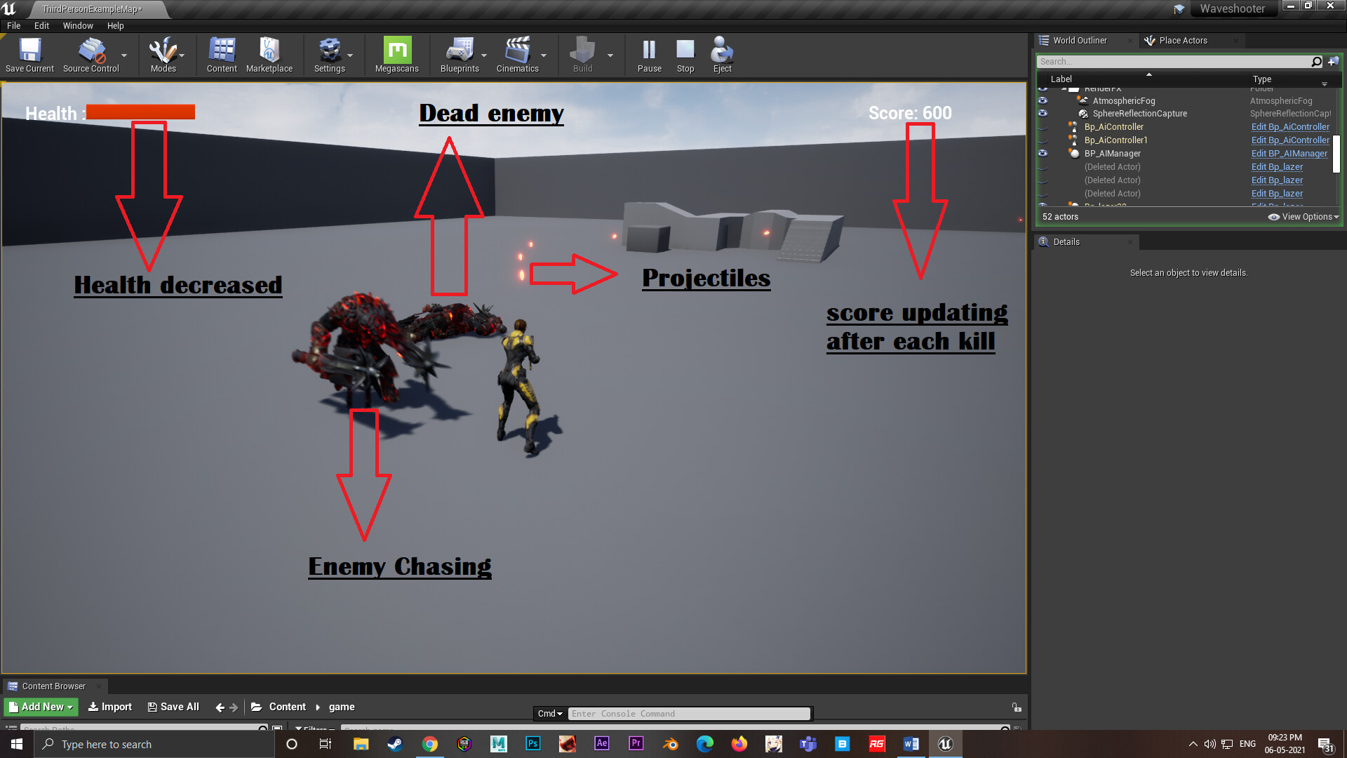 Vishnu Prabhakaran - Wave shooter game