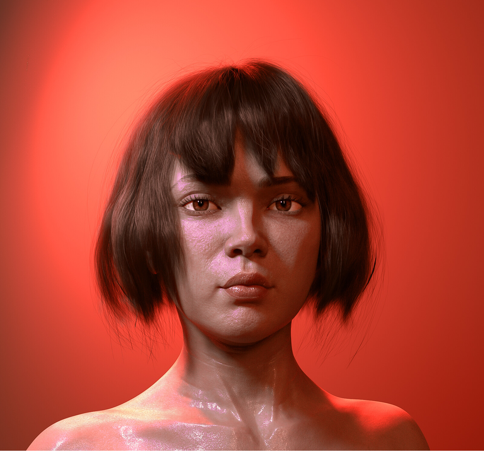 ArtStation - Portrait lighting experiment
