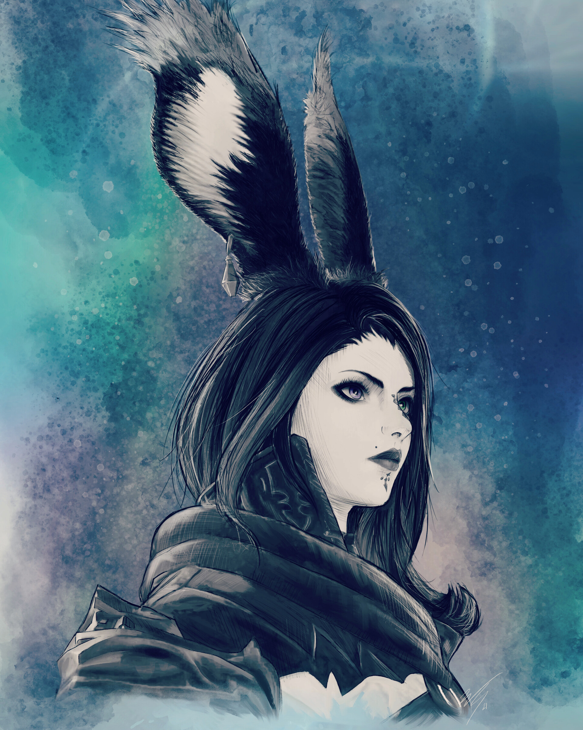 ArtStation - White Mage Viera - FFXIV