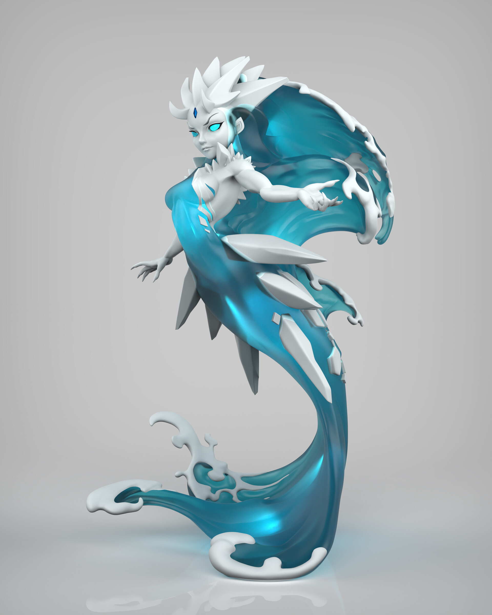 ArtStation - Arctic Mermaid
