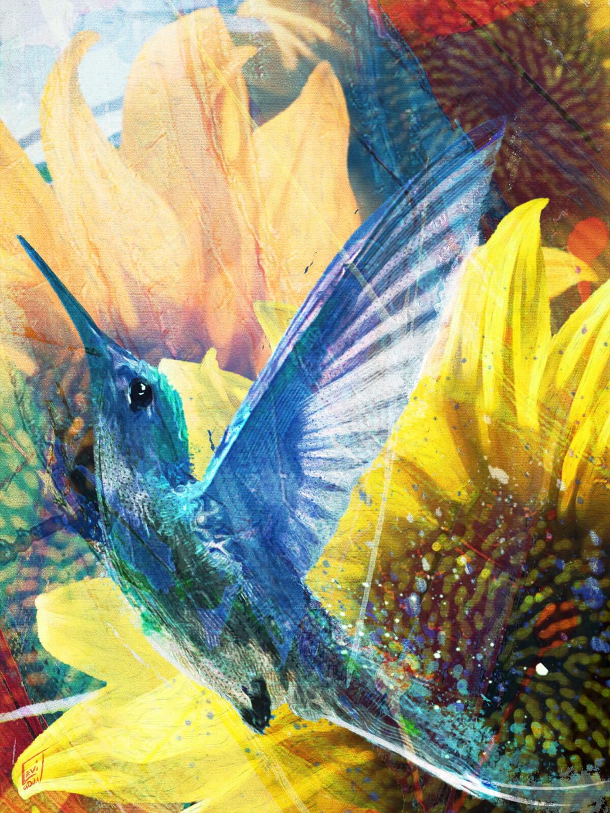 Levi Thomas - Bird Series 7