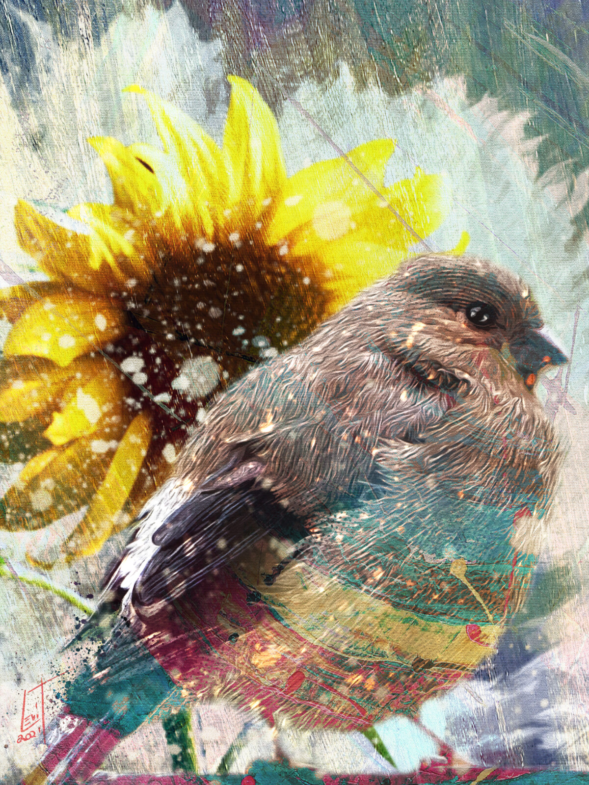 Levi Thomas - Bird Series 9