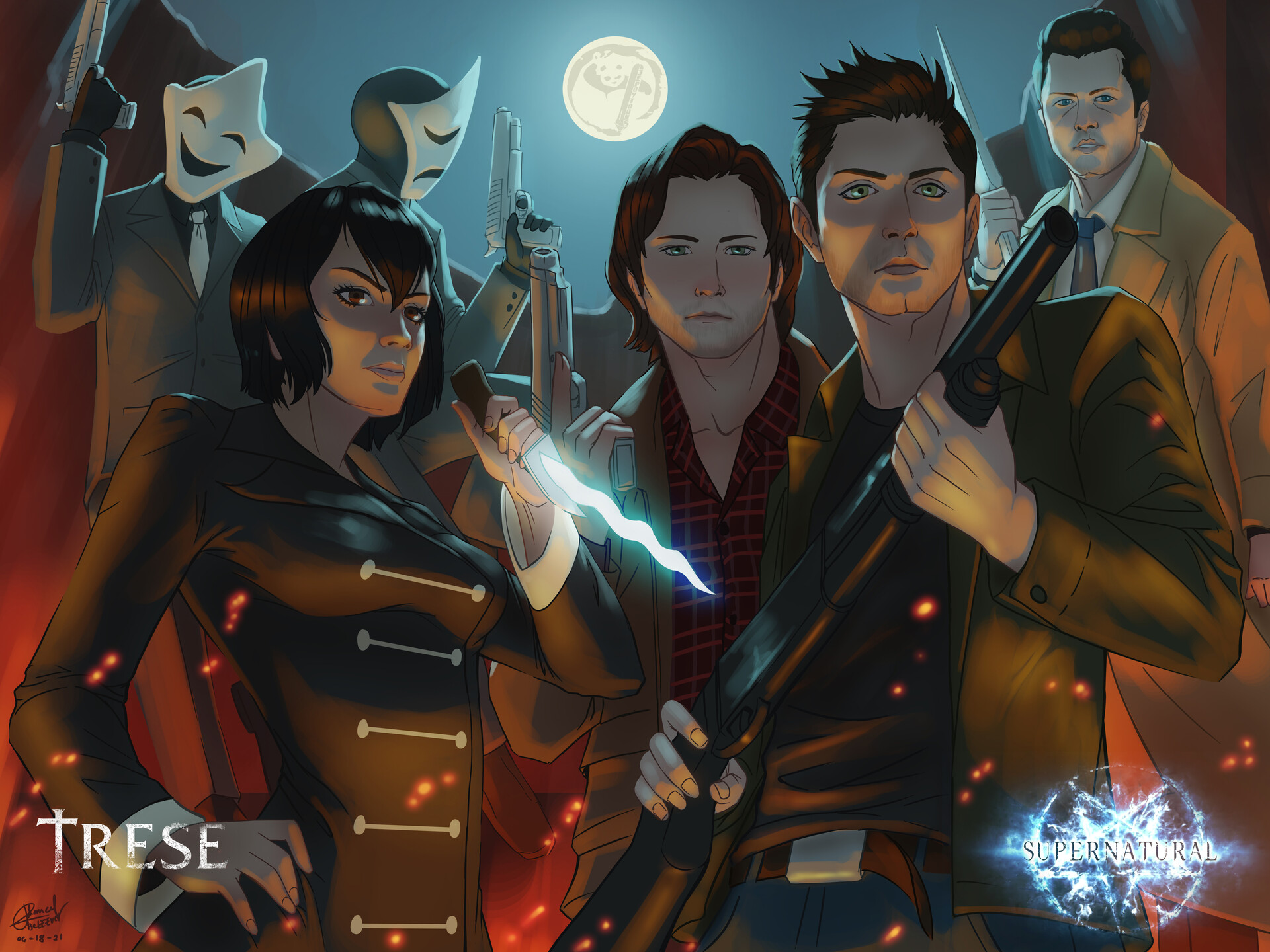 ArtStation - Trese x Suprenatural fanart