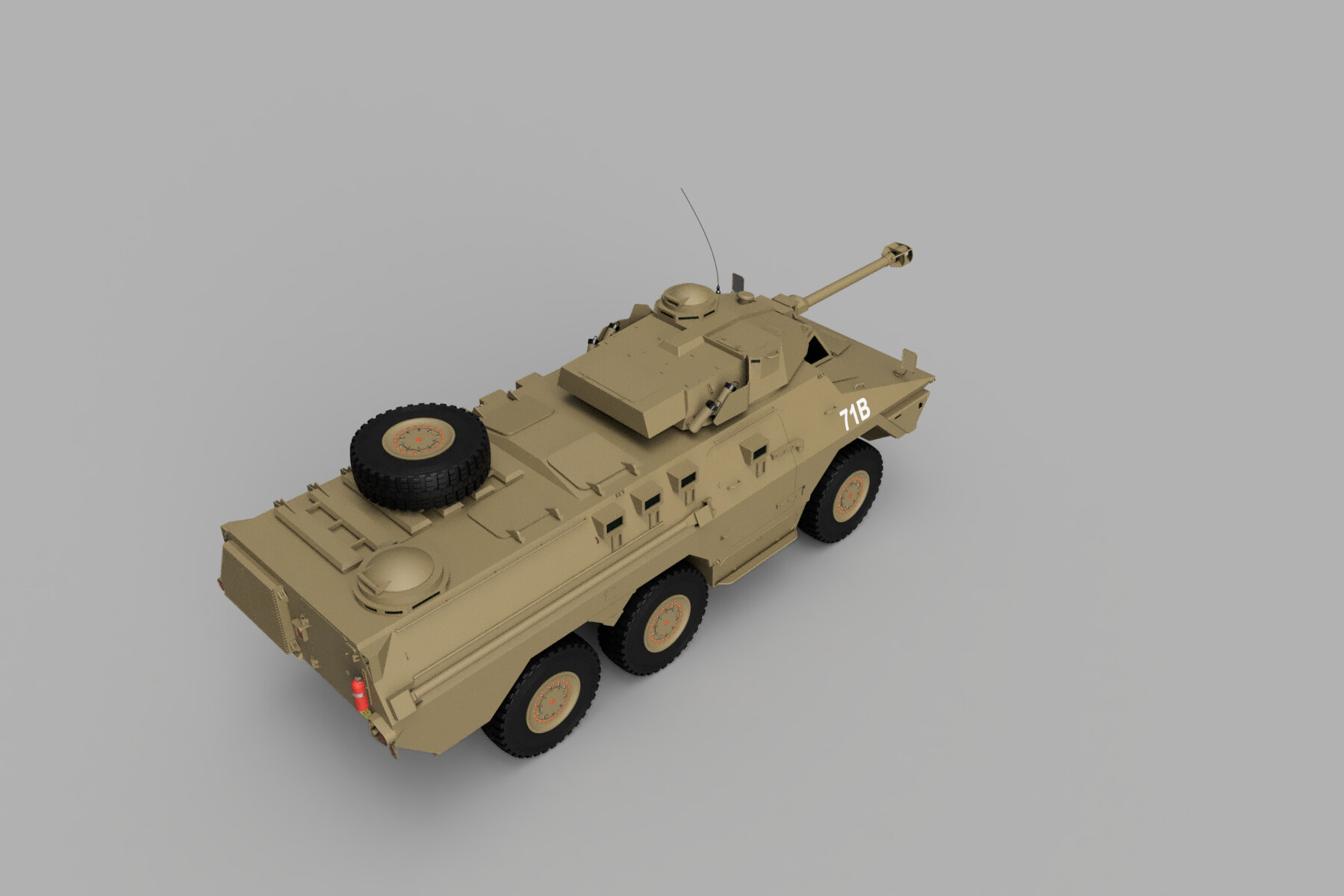 John Lampacher - Ratel - South African Infantry Fighting vehicle (IFV)
