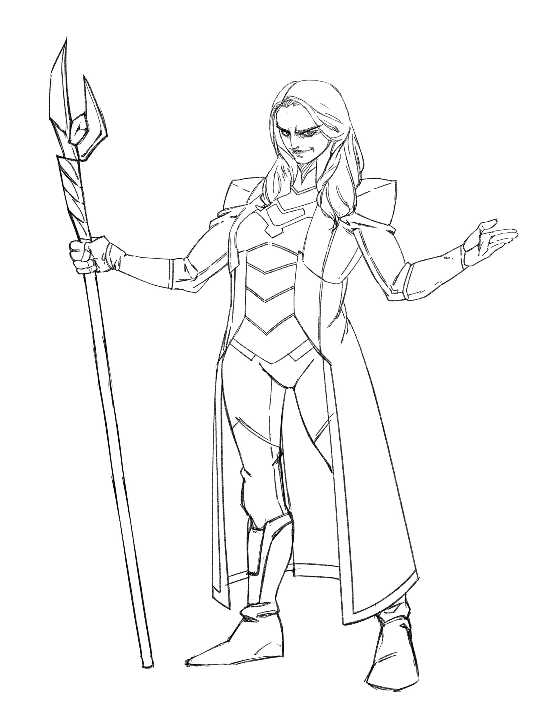 loki line art coloring pages