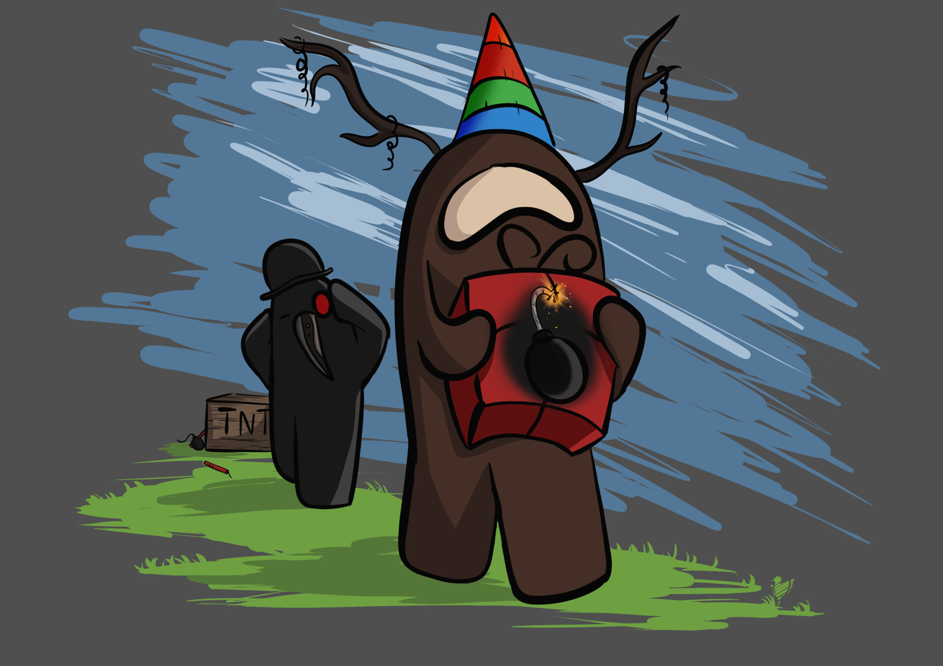 ArtStation - Bombastic Birthday - Among Us