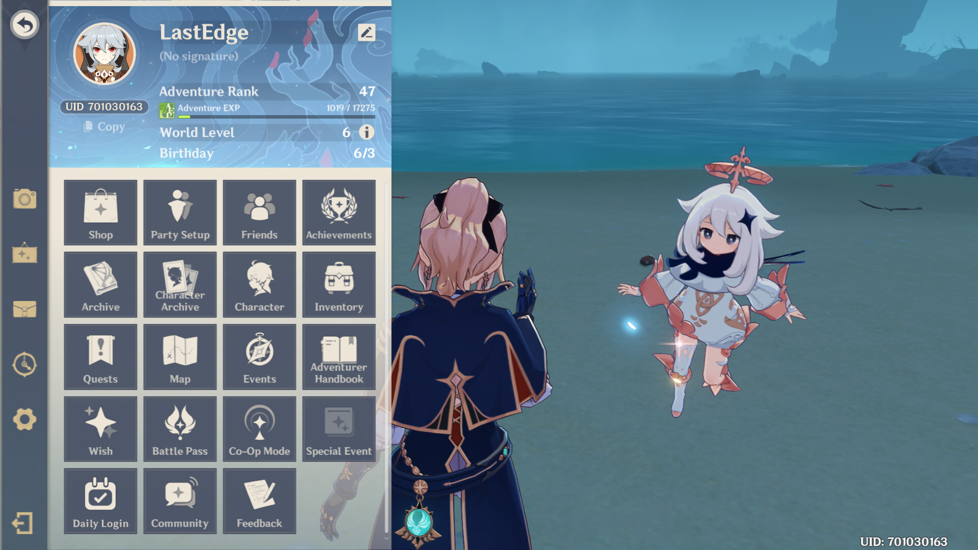 Alexey Statev - Genshin Impact UI - Daily Login