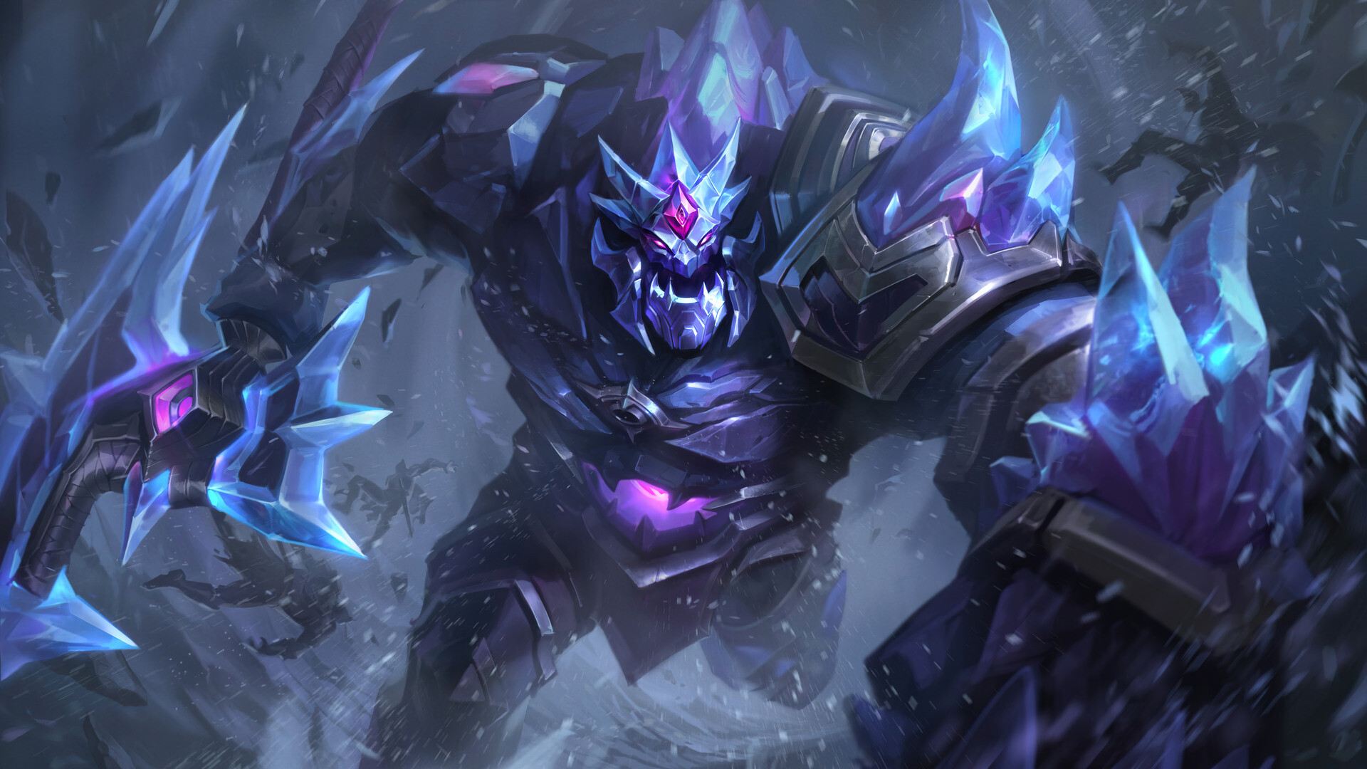 Sora Kim - Blackfrost Sion Splash Art for League of Legends
