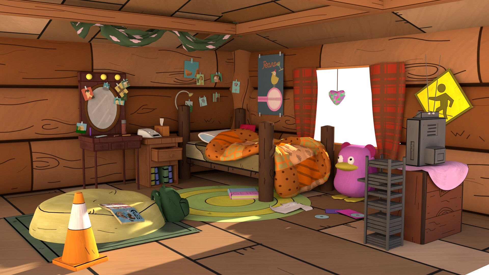 ArtStation - Gravity Falls Concept Room