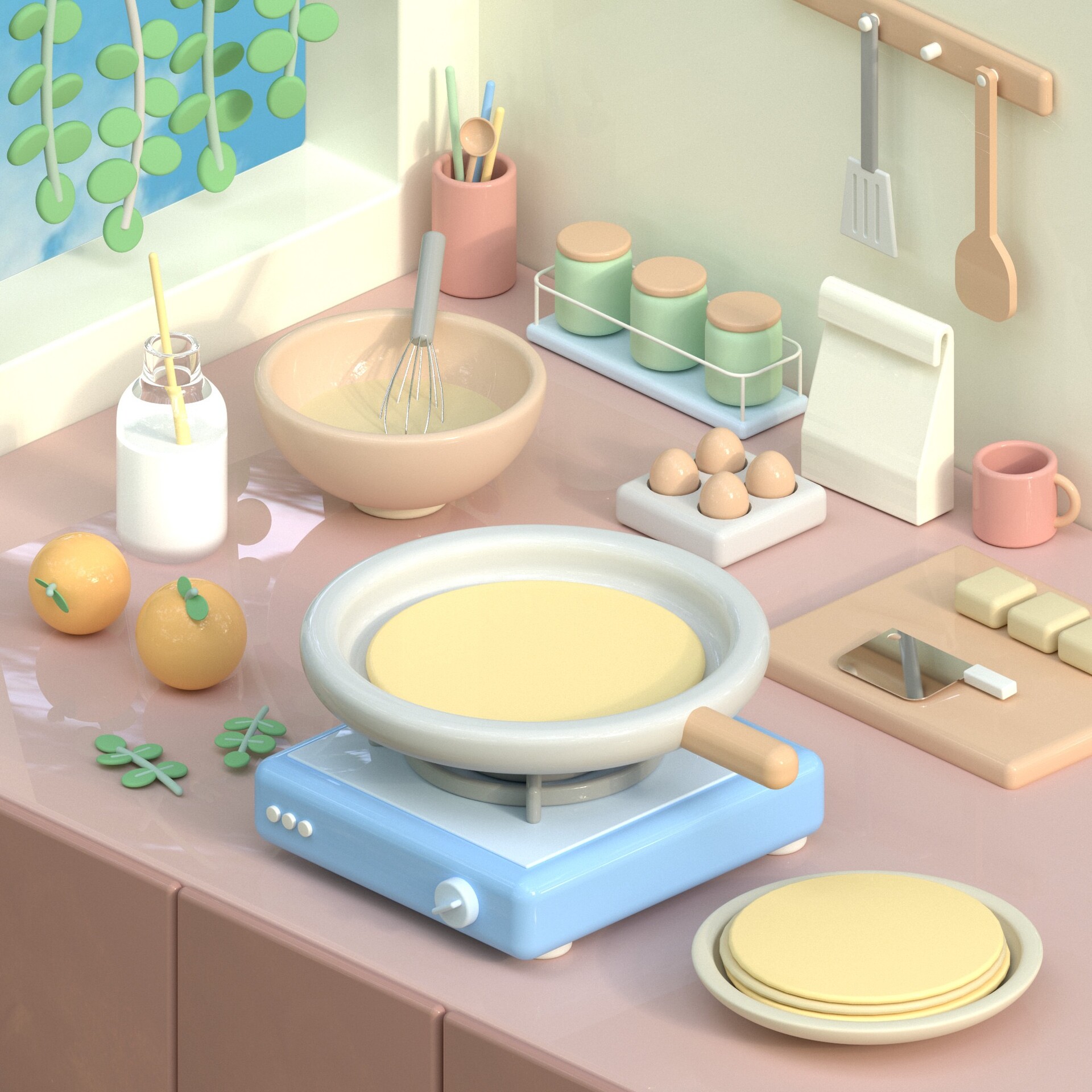 ArtStation - Homemade Crepes