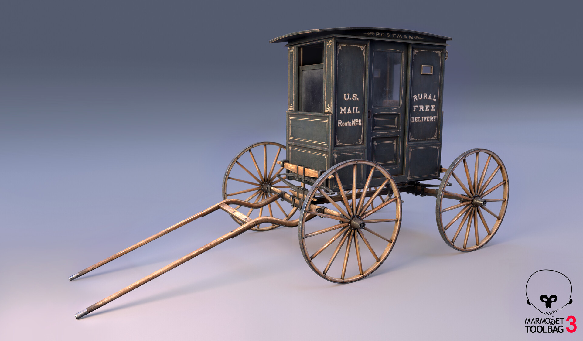 ArtStation - Rural Free Delivery wagon