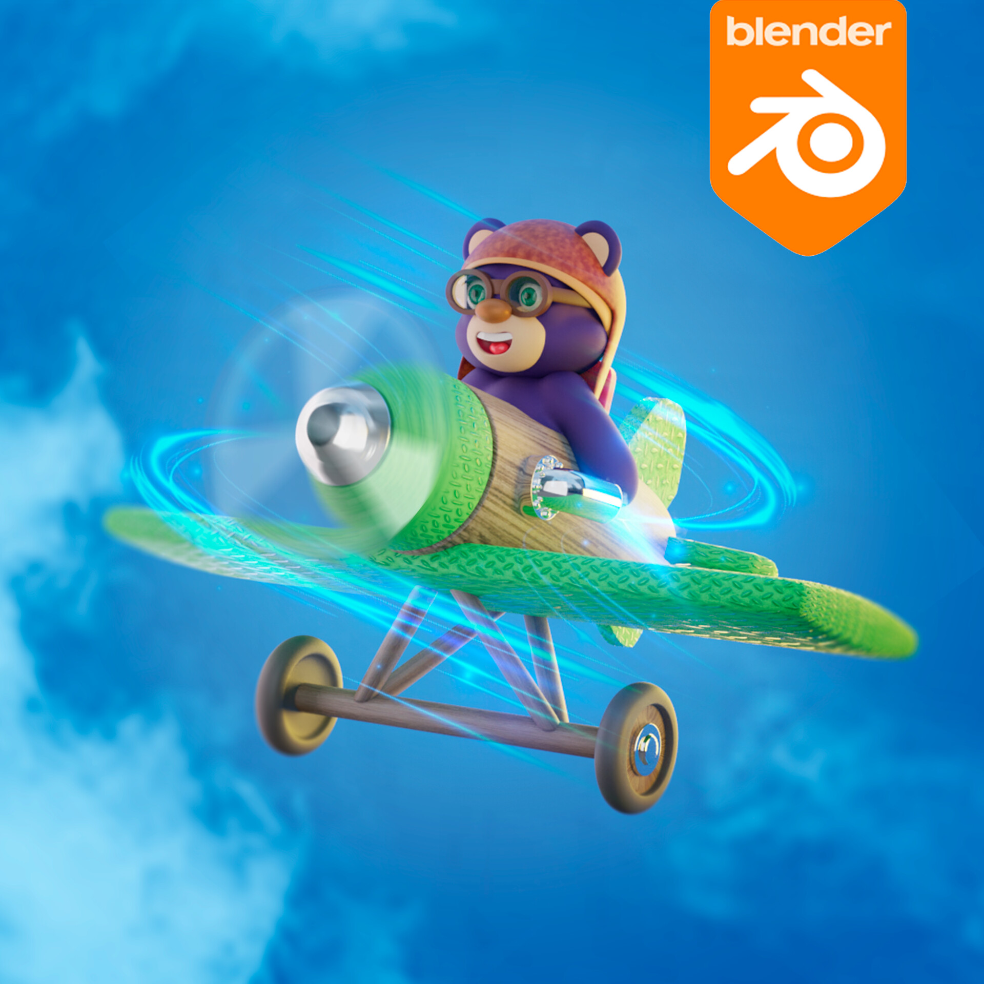 ArtStation - FLYING BEAR
