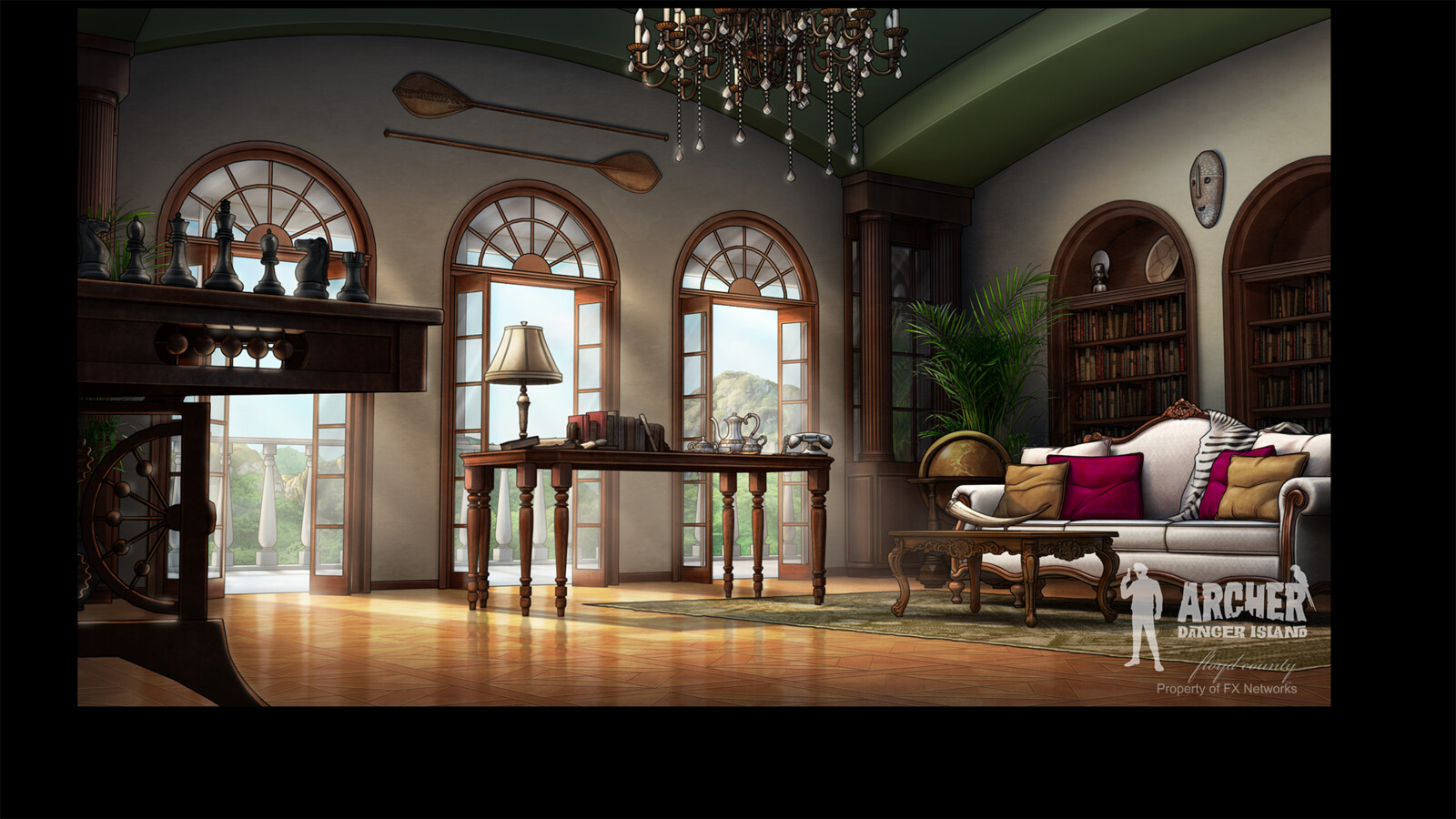 Shayla Hall - Archer Background art