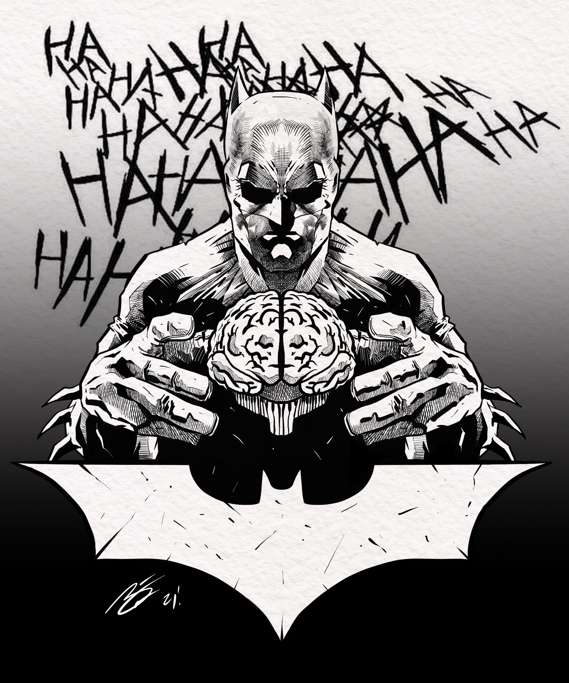ArtStation - The brain is a joke...