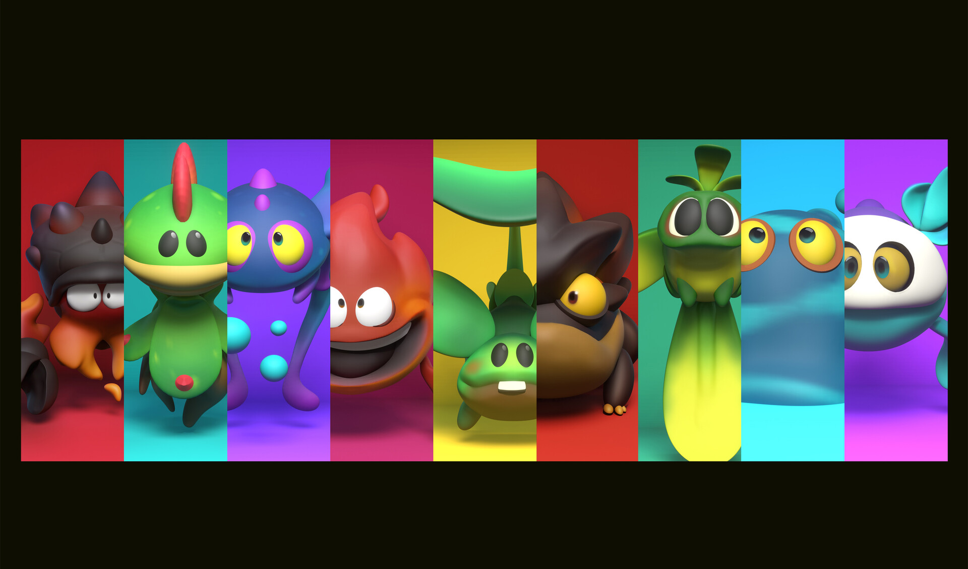 ArtStation - little monster pratice