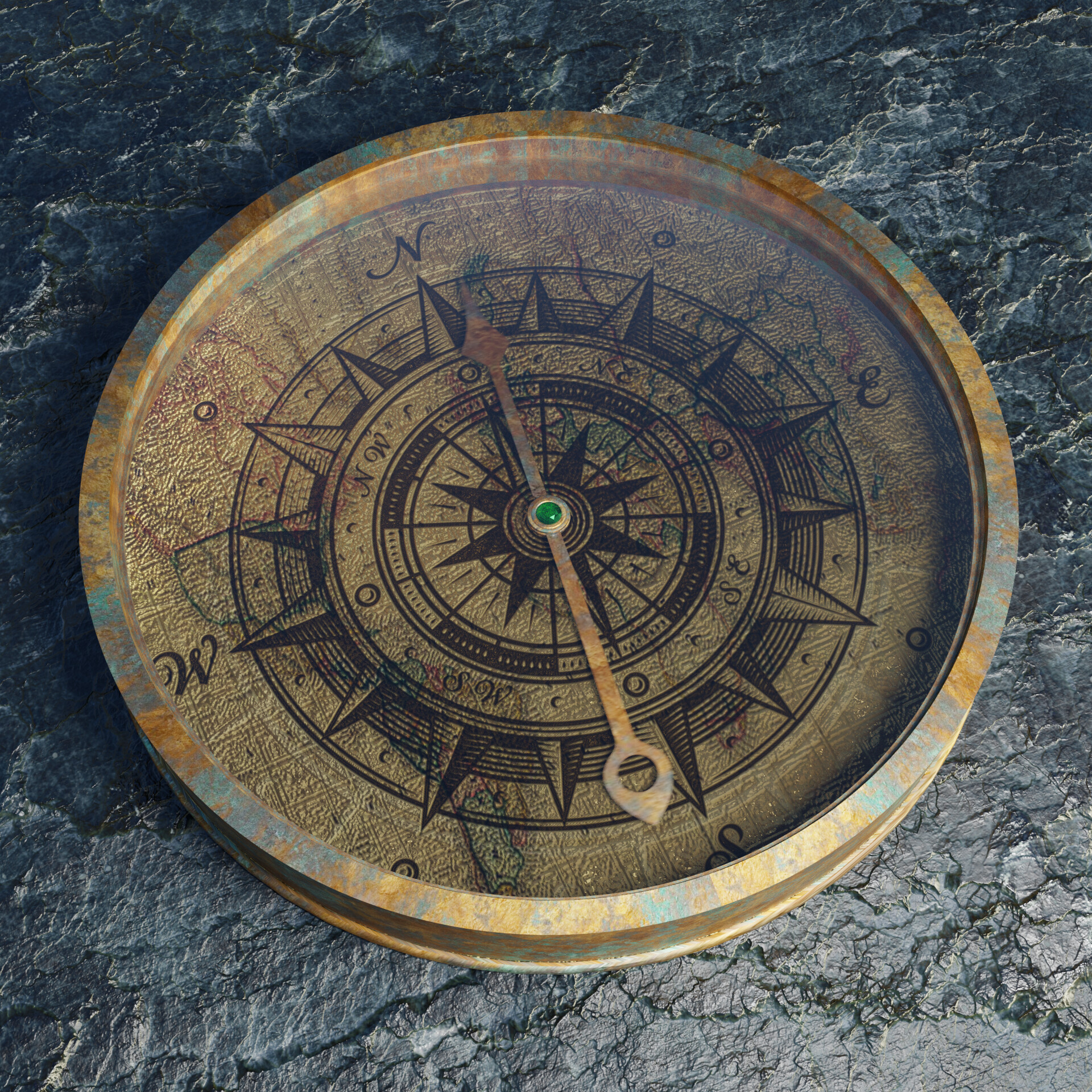 ArtStation - Antique Compass