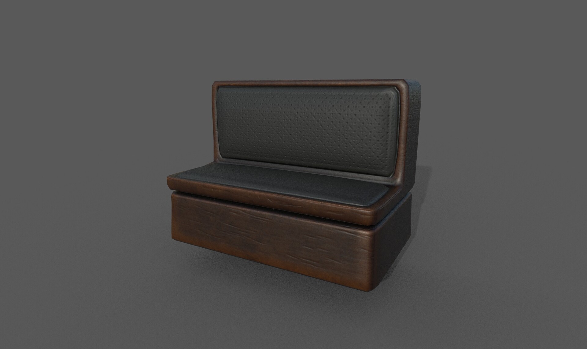 ArtStation - Cafe Booth and Chair Model