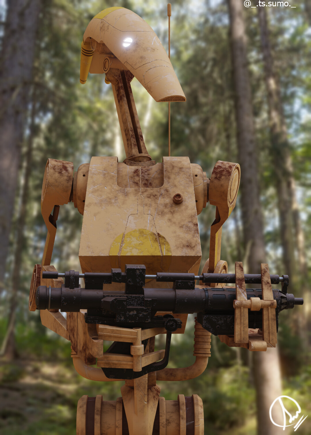 ArtStation - B1-battle droid