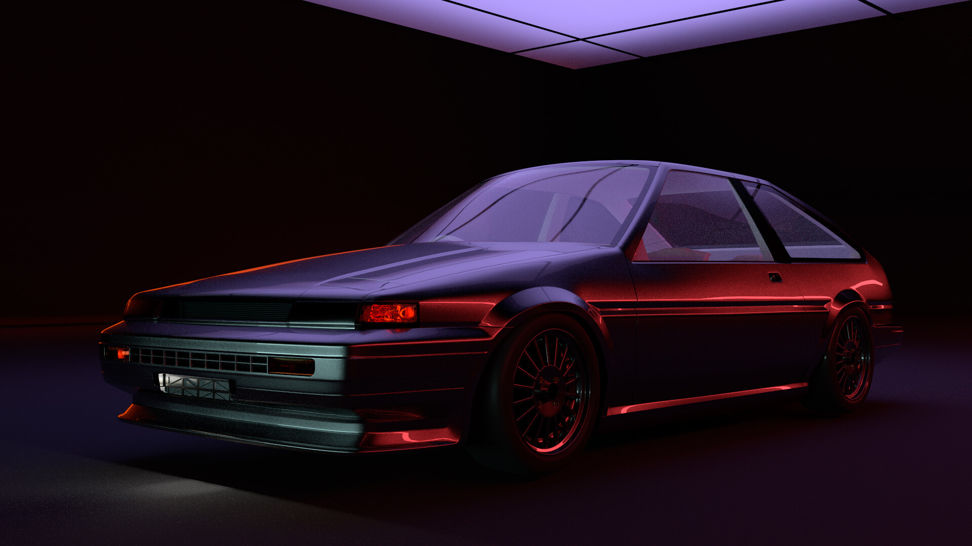 ArtStation - Toyota AE86 Stock