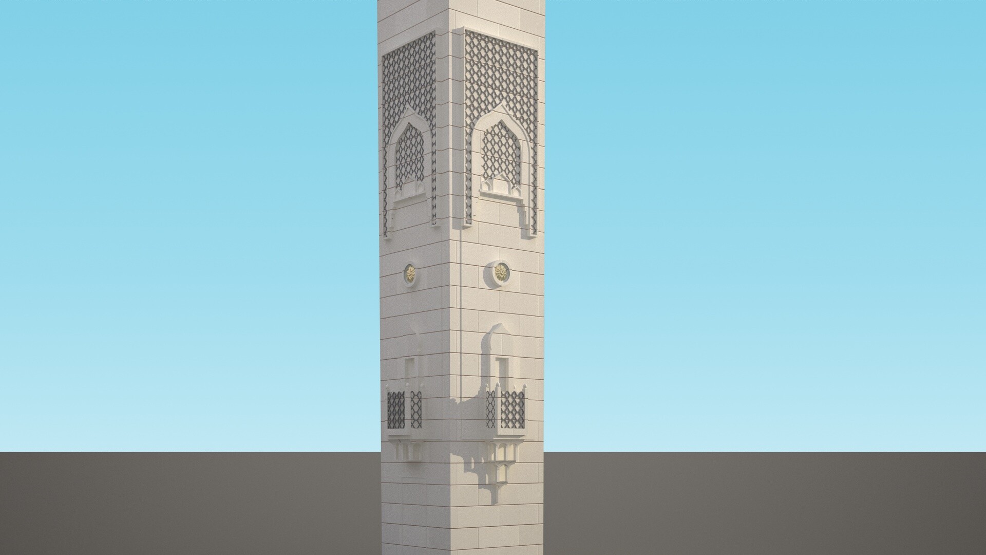 CG Artist and Fashion Creator - Islamic Minaret 01