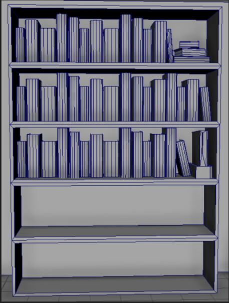 ArtStation - Bookshelf