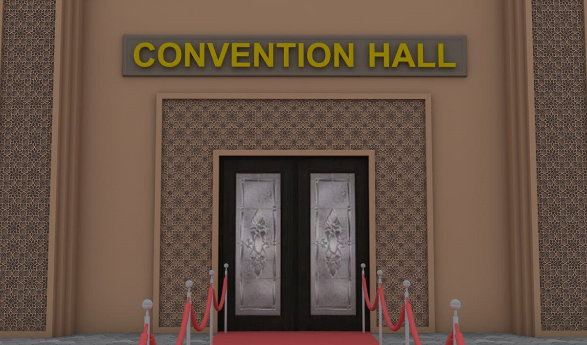 ArtStation - 3D convention hall