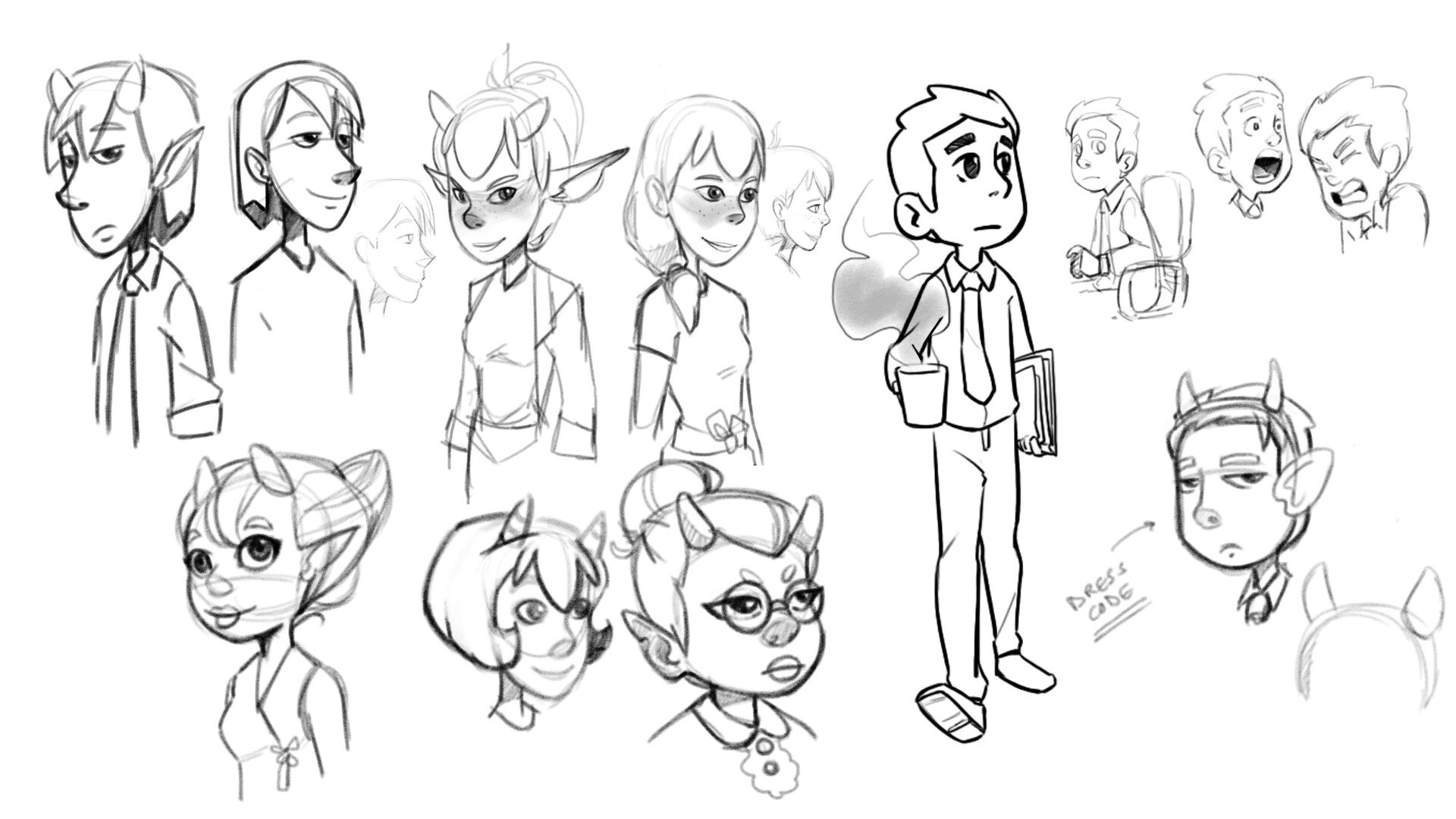 ArtStation - Character Sketches