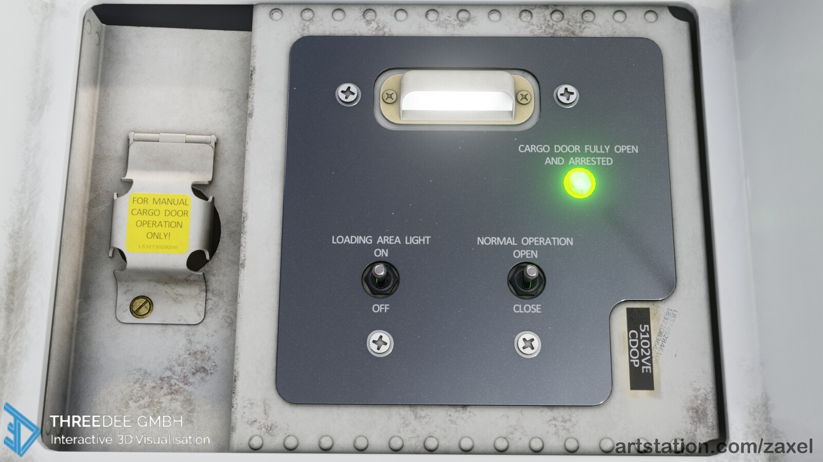 Zaxel - A380 Cargo Hold Control Panel