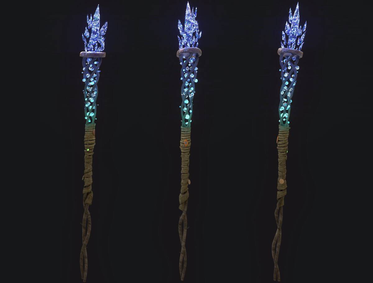 ArtStation - Magic staff
