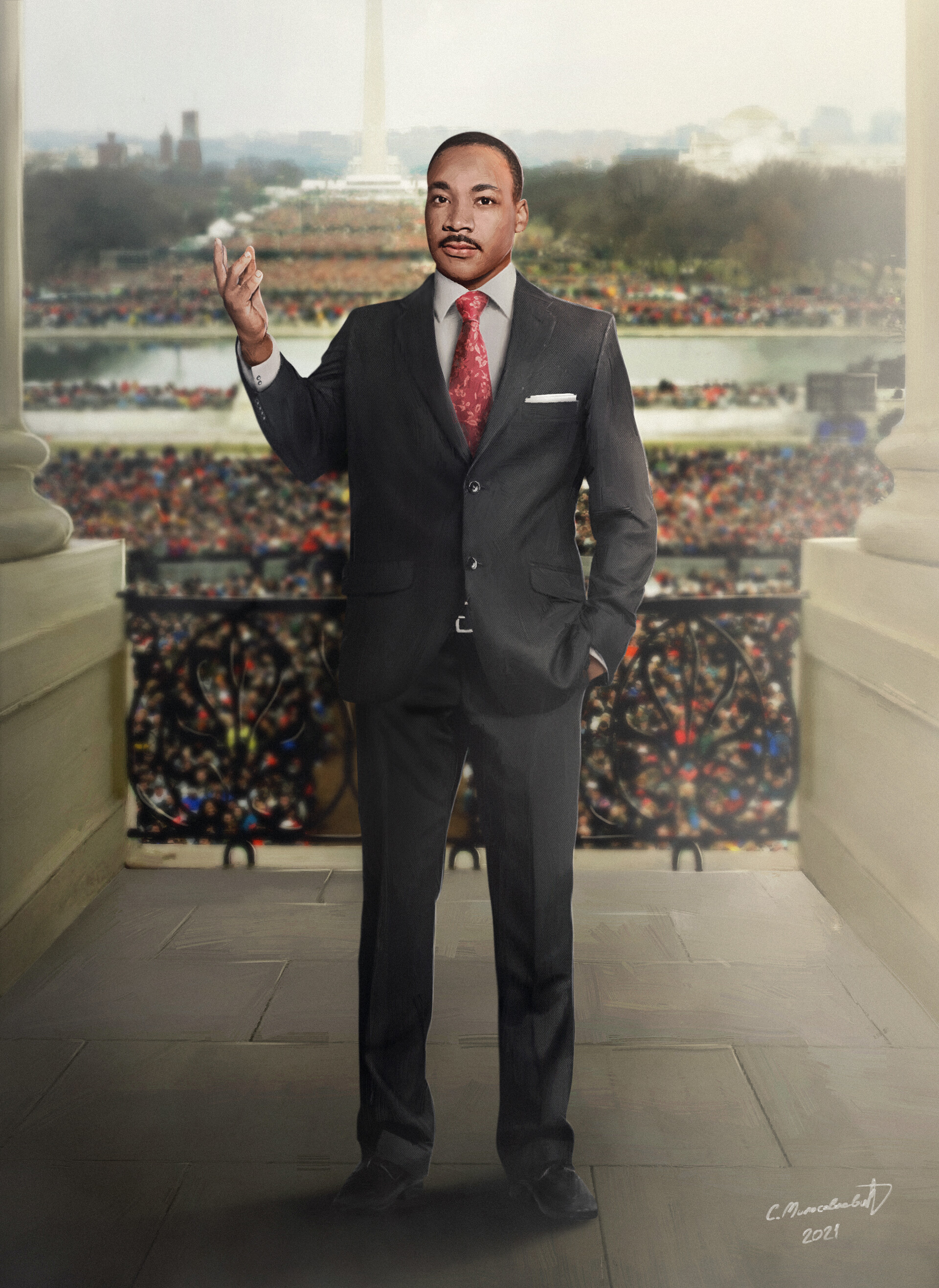 ArtStation - Famous Historical Figures of Twentieth Century - Martin ...