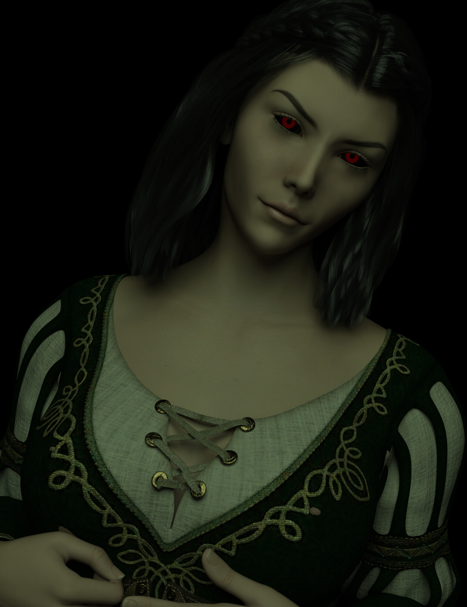 Artstation Serana Volkihar Model Tesv Skyrim