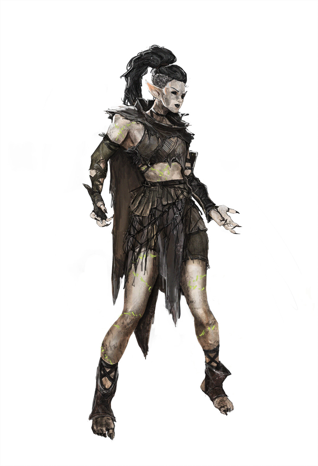 ArtStation - Elf Barbarian Commission