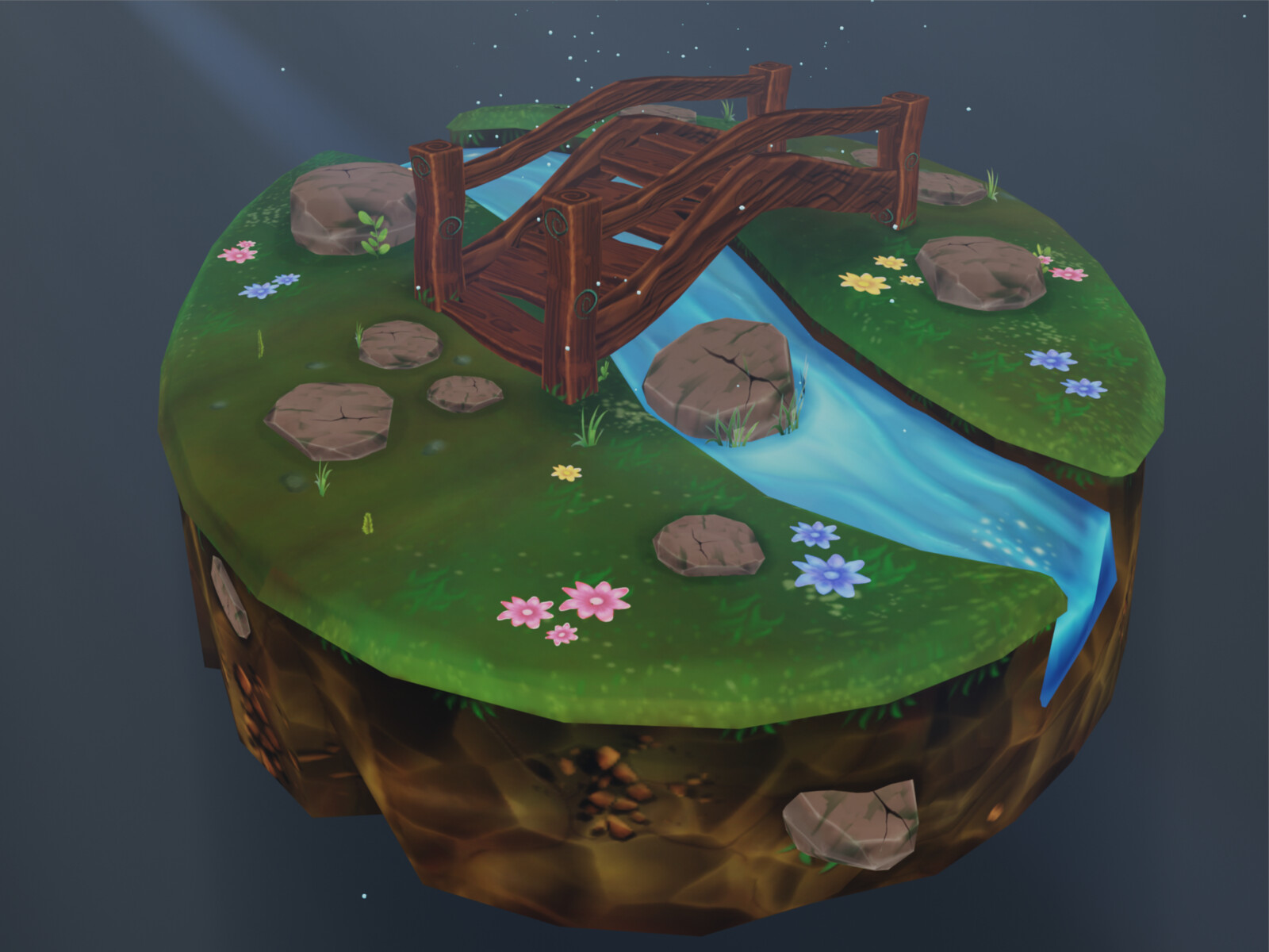 Dragos Andrei - Hand painted scene