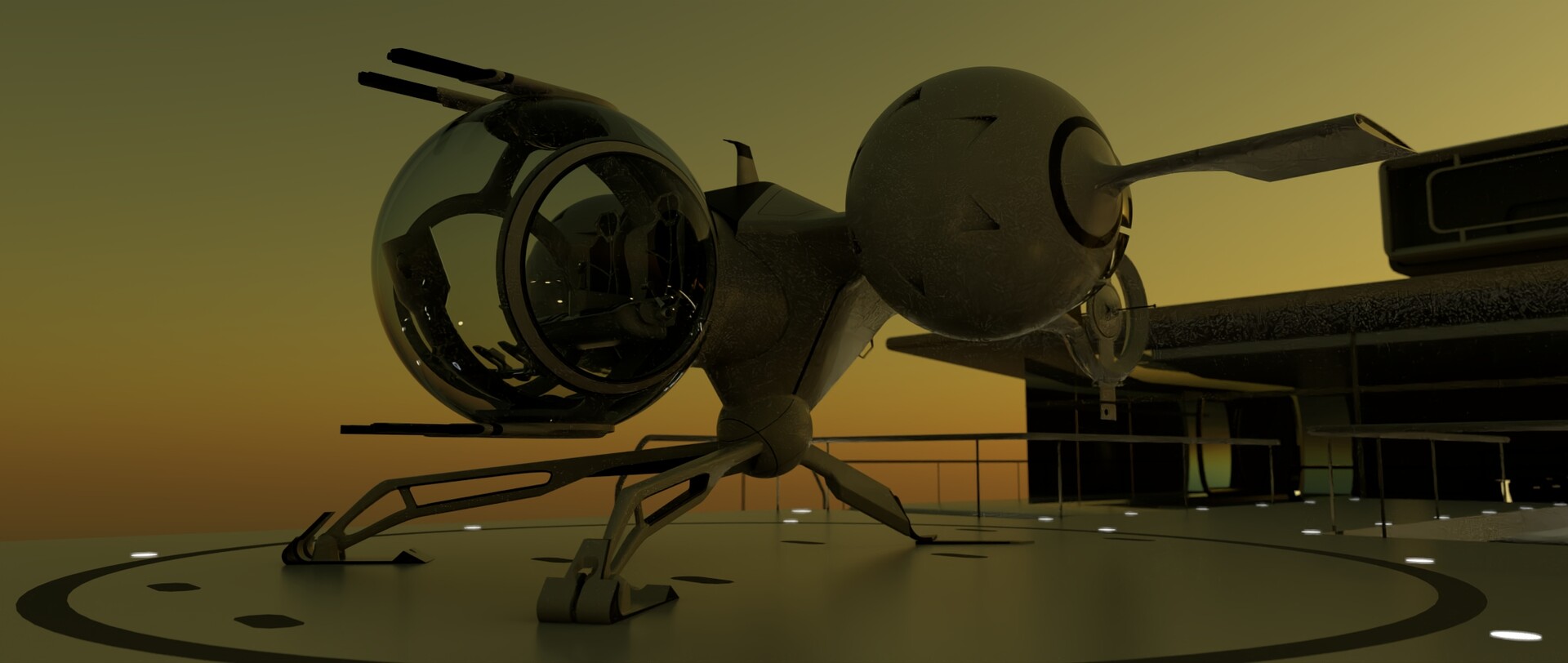 Oblivion Bubble Ship 3d Model