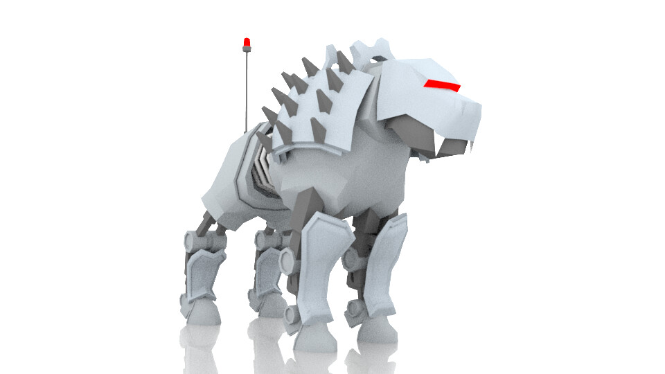 ArtStation - Mecha Wolf - VoltAge MMO