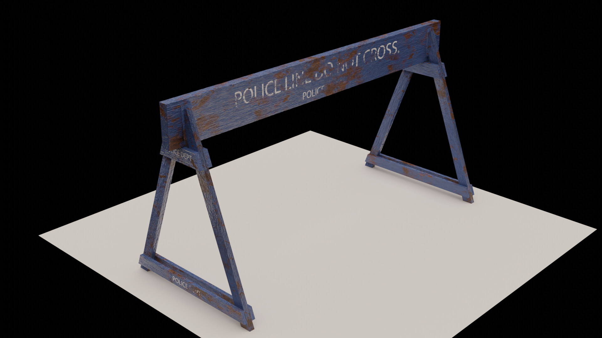 ArtStation - Police Barricade