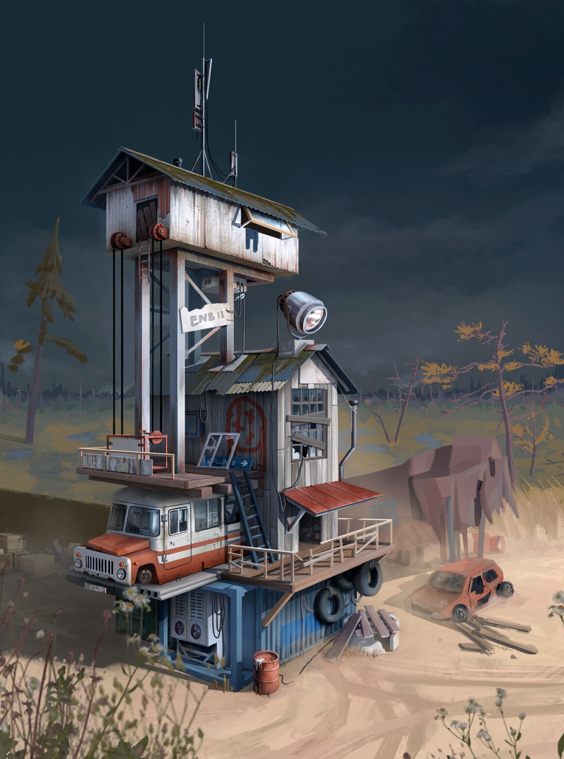 ArtStation - Hermit house