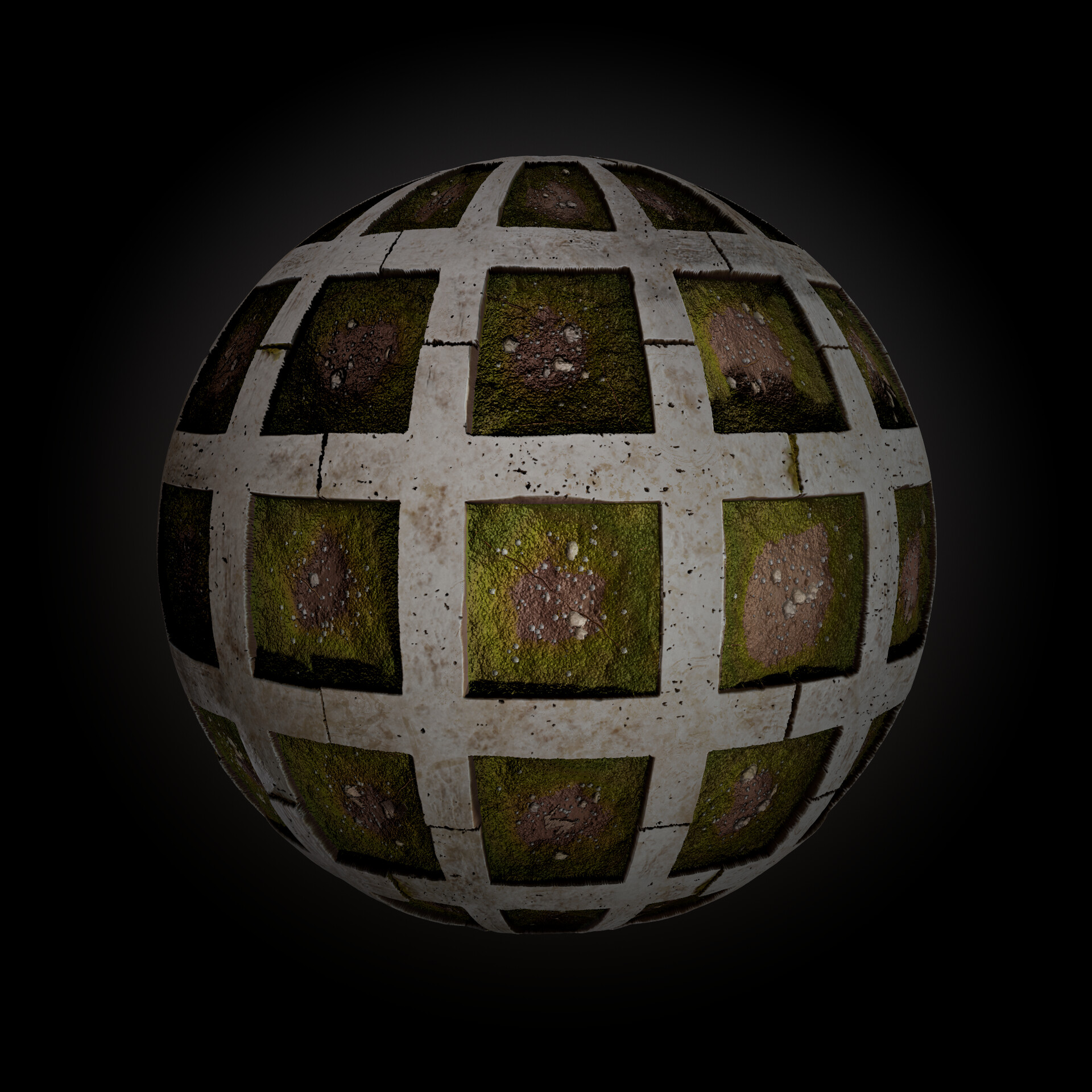 Mikhail Kuzmin - Cobblestone Plates Substance Designer