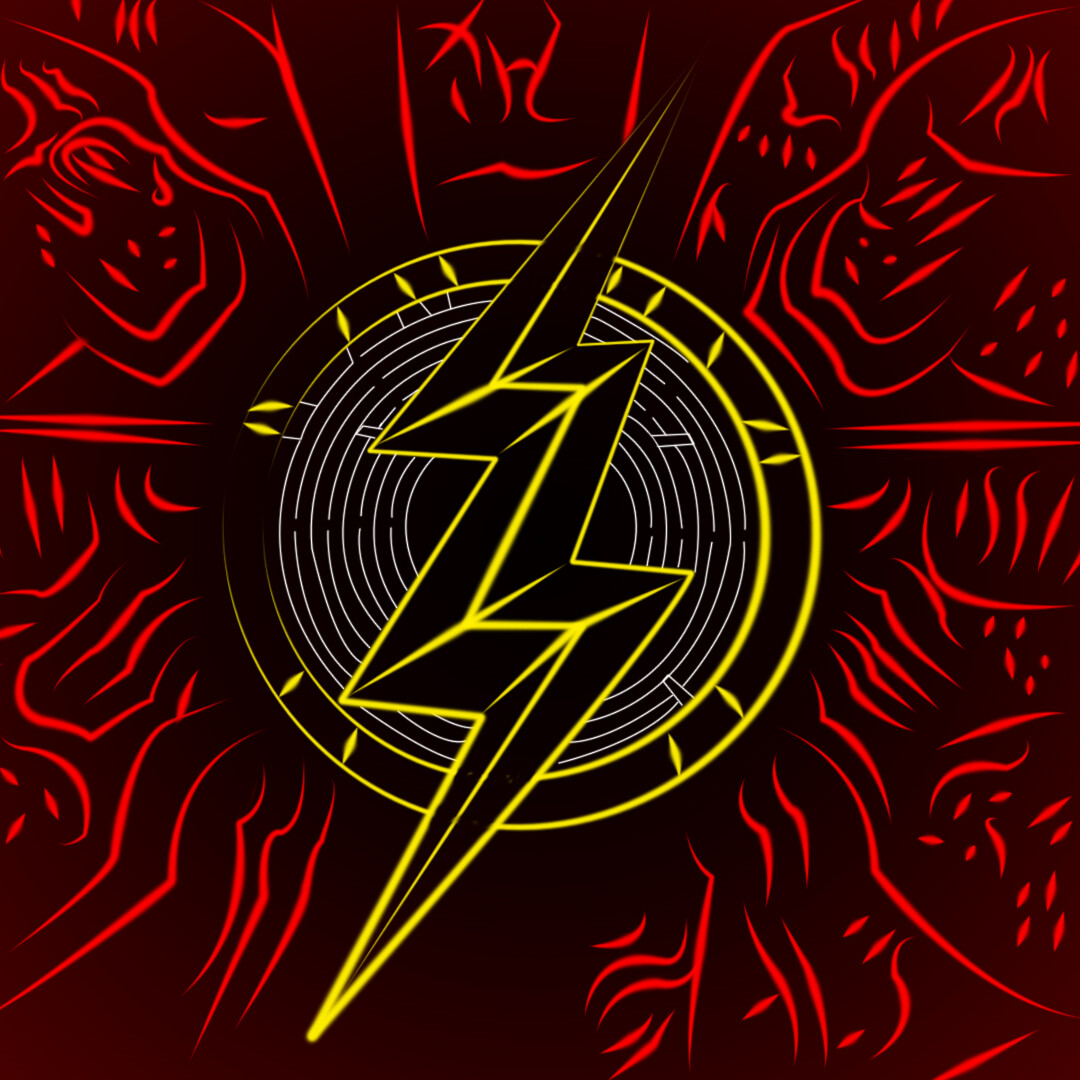 Flash Art Logo The Flash Logo Etsy