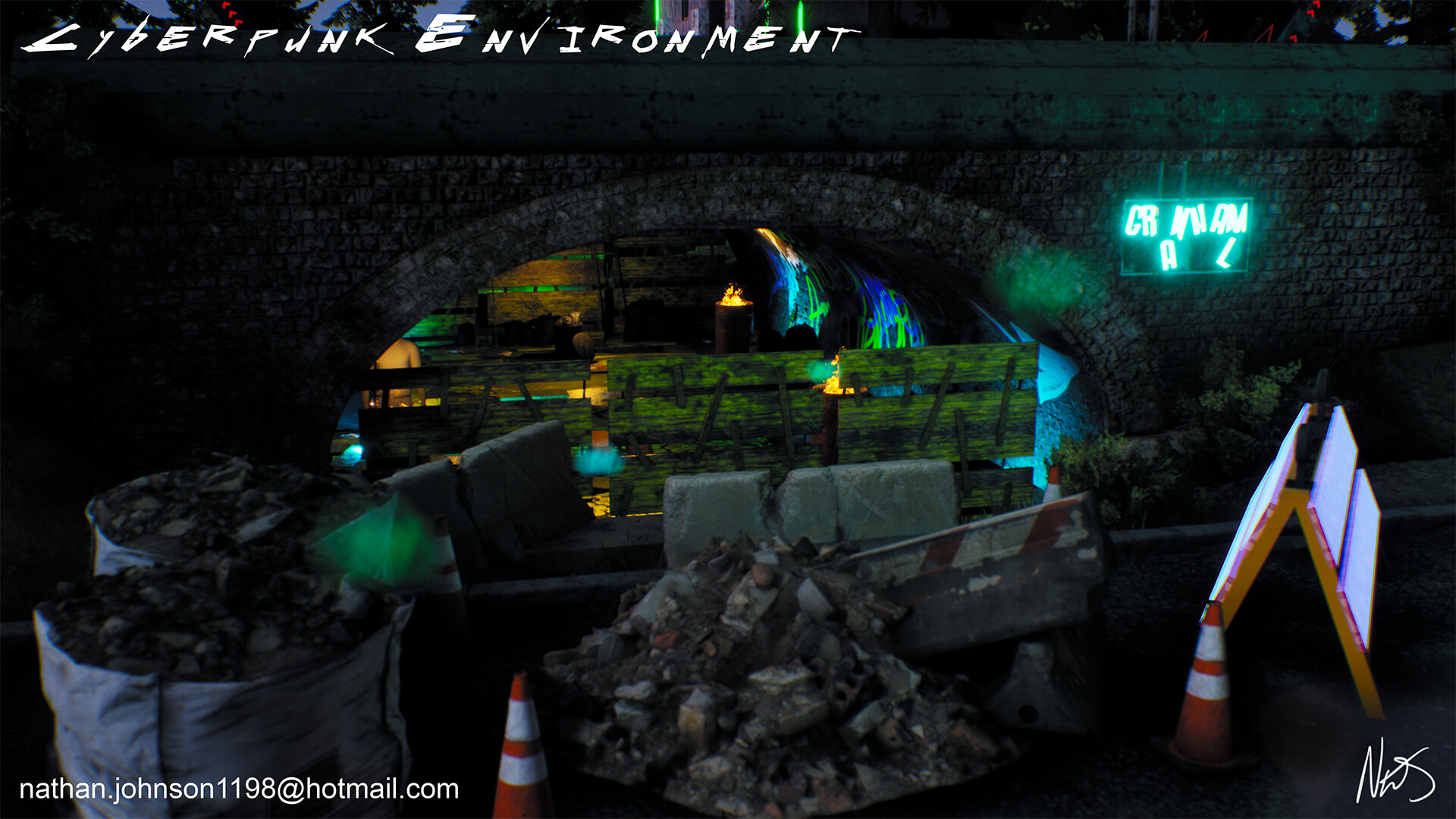 Nathan Johnson - Cyberpunk Overhaul of Grantham Canal