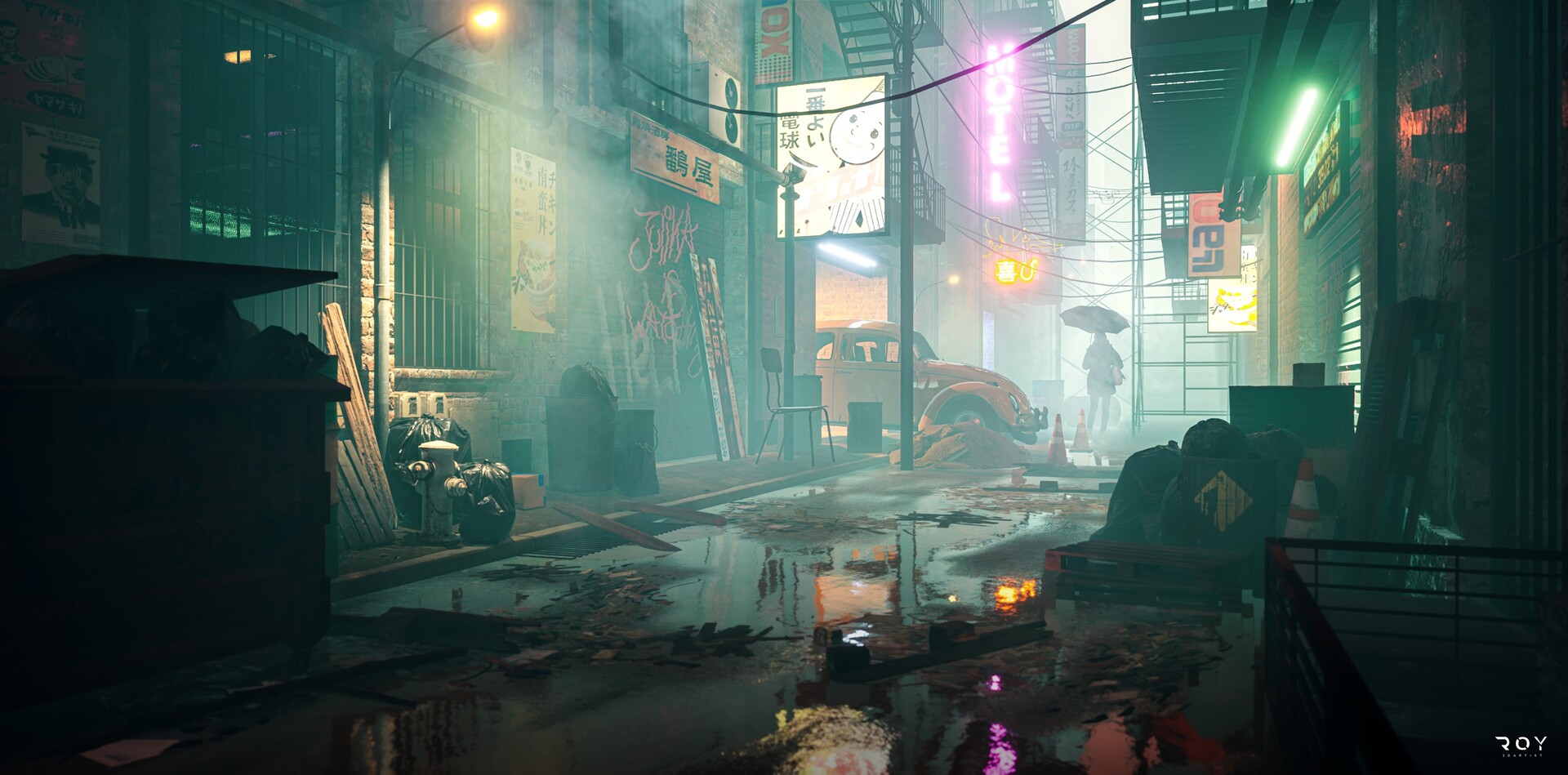ArtStation - Alley / Unreal Engine 5