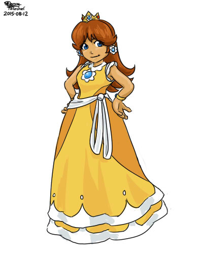 ArtStation - 2015-08-12: Daisy (Mario series)