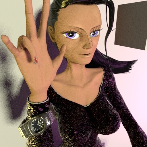 ArtStation - Nico Robin is flexin' her Royal Oak she took in Bangkok