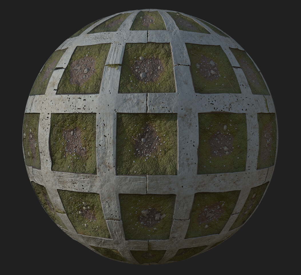 ArtStation - Cobblestone Plates Substance Designer