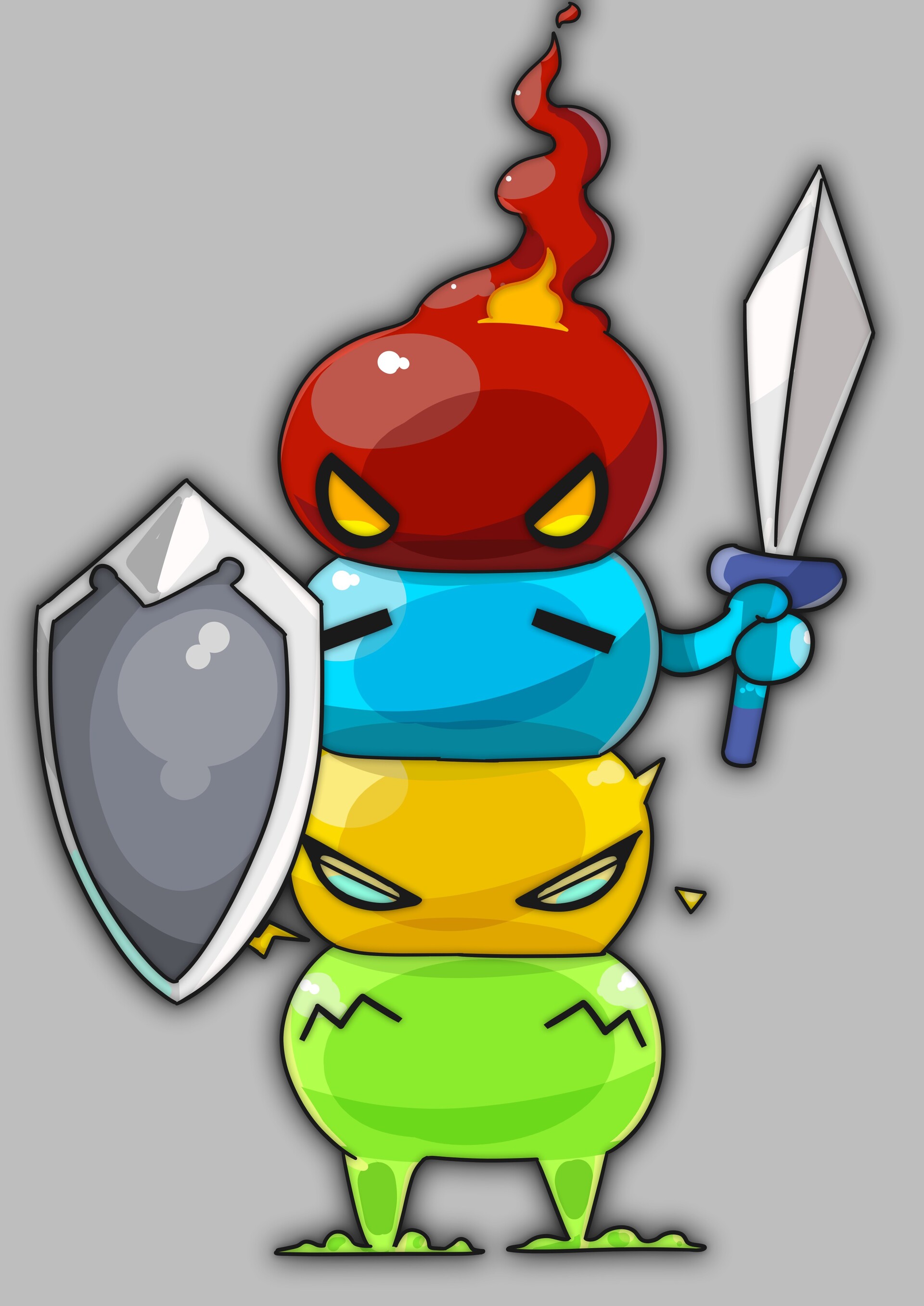 ArtStation - Slime elemental tower guardian