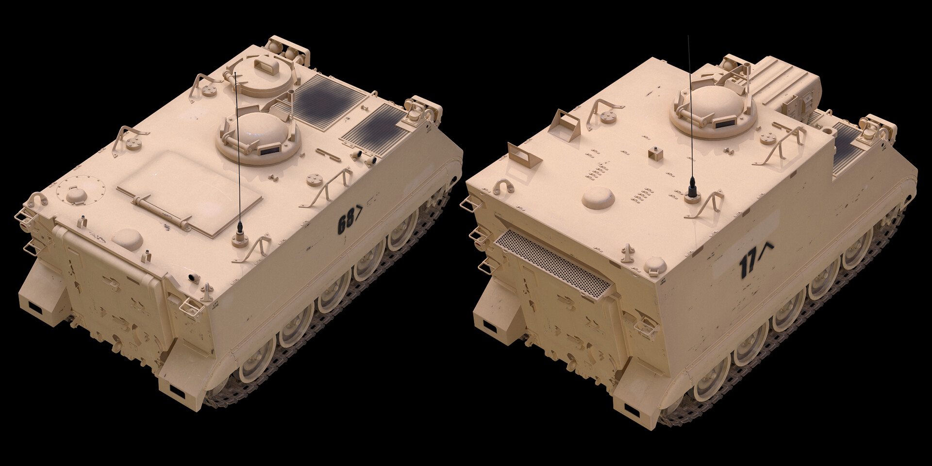 Shane Deptula - M113 APC and M1068 Ammo Carrier