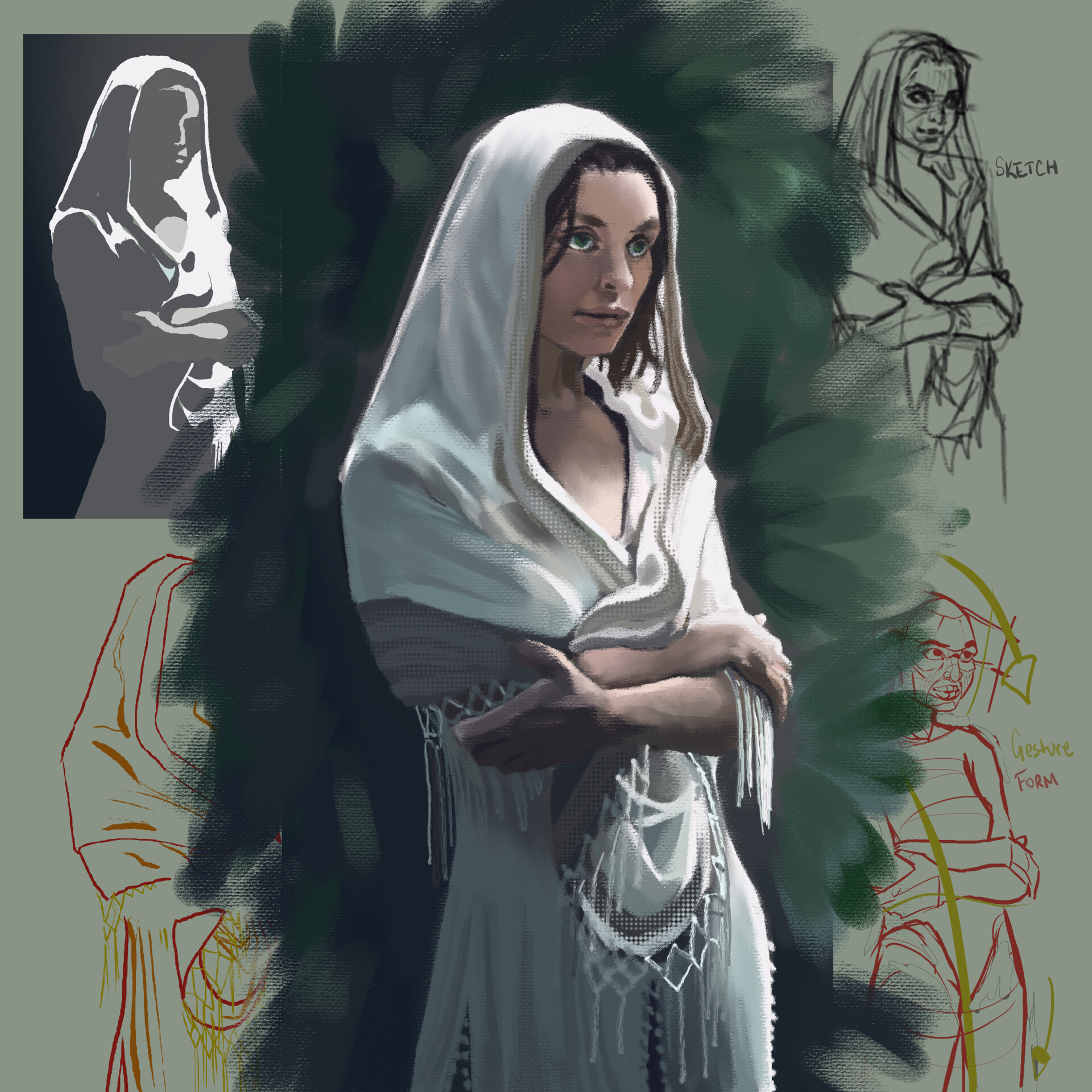 ArtStation - Fabric study