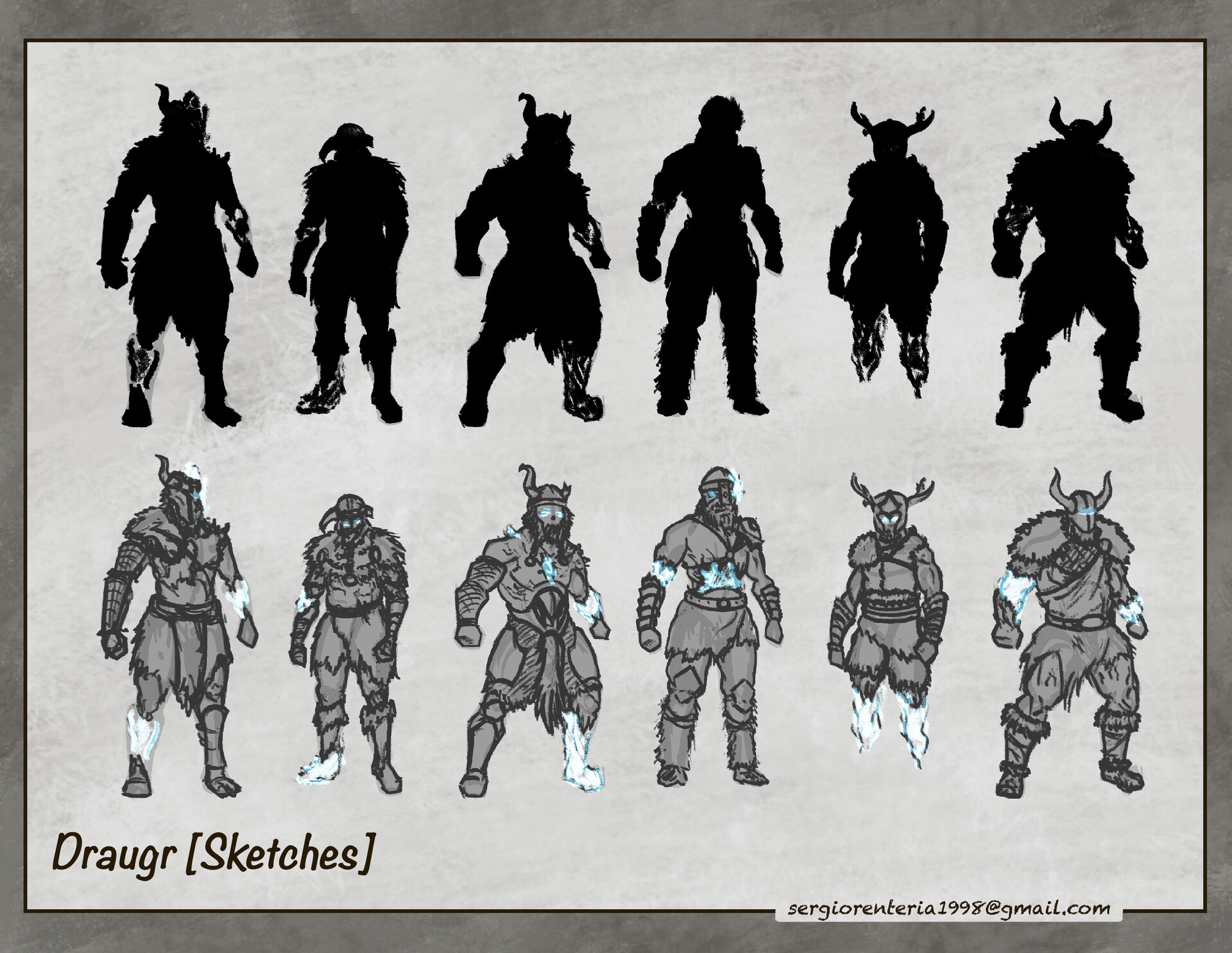 ArtStation - Draugr (Sketches)