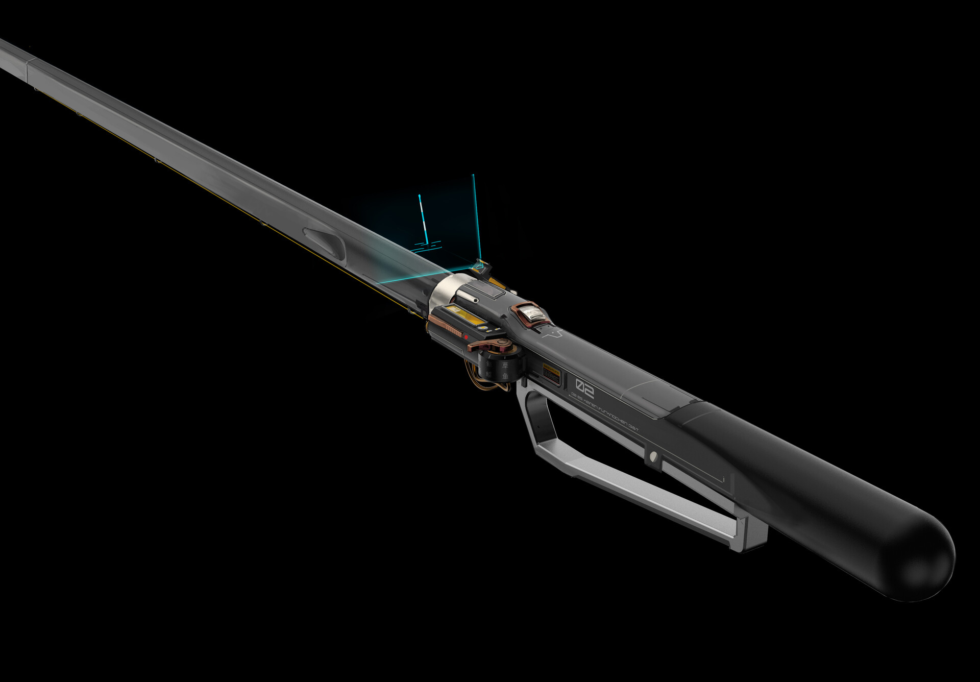 ArtStation - Cyber fishing rod