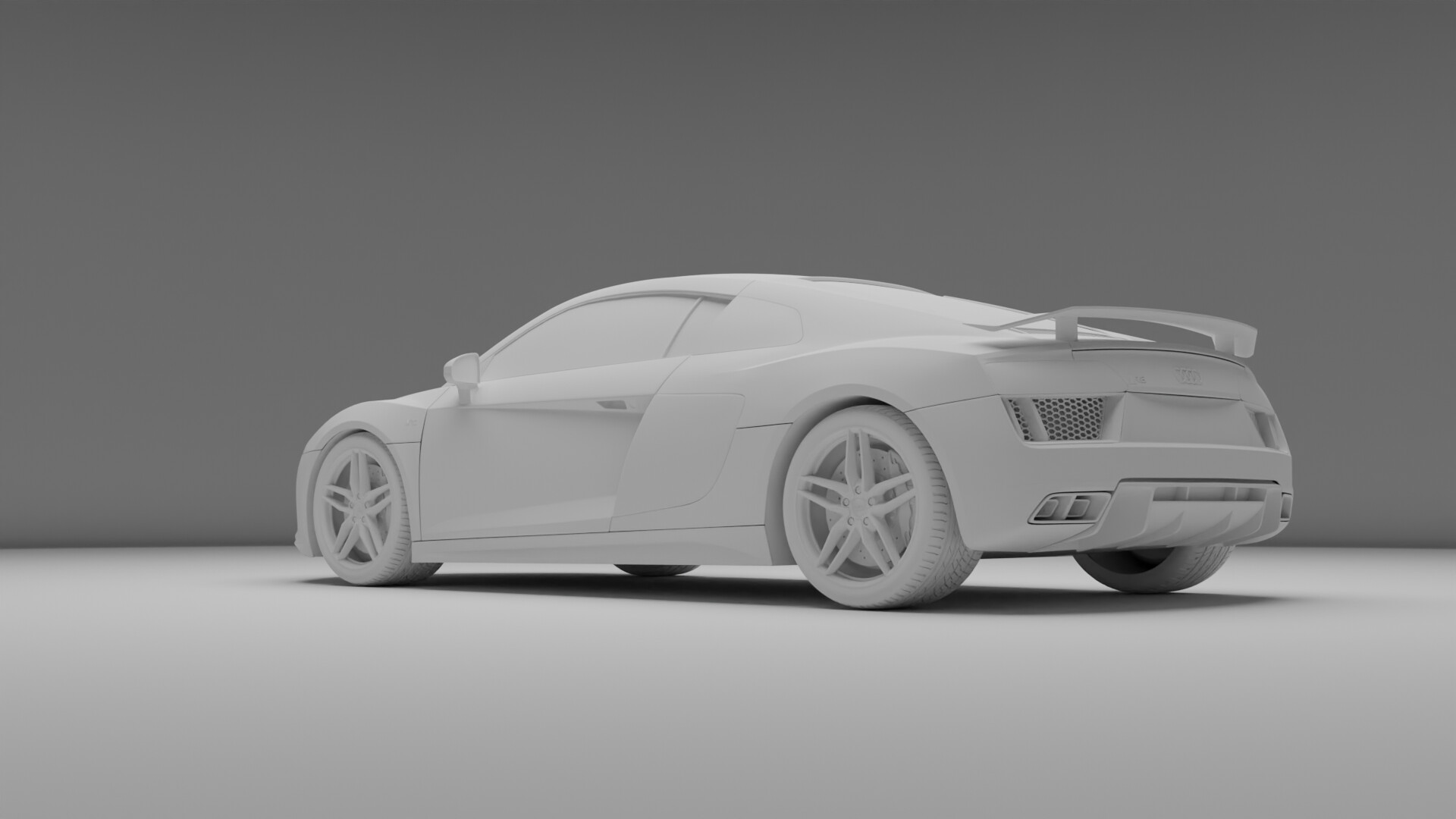 Divyaprakash B - 2016 Audi R8 V10 plus - 3D model